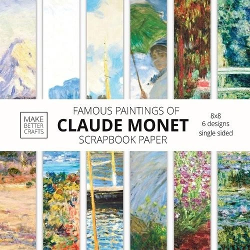FAMOUS PAINTINGS OF Claude Monet Scrapbook Paper (Poche) EUR 16,11 - PicClick FR