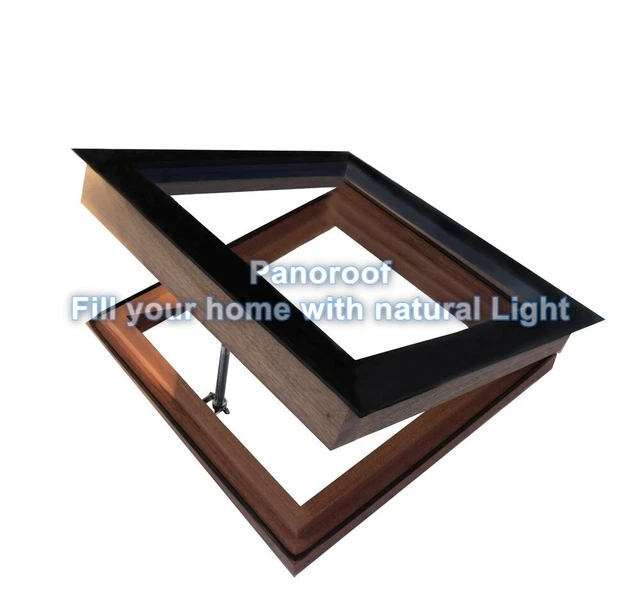 ELECTRIC OPENING FLAT Roof Window Skylight Roof-light Triple Glazed ...