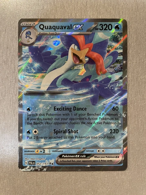 NEW POKÉMON TCG Paldea Evolved - Quaquaval EX 052/193 - NM $8.99 ...
