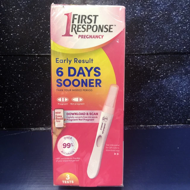 FIRST RESPONSE EARLY Result Pregnancy Test 6 Days Sooner - 3 Ct EXP: 1 ...