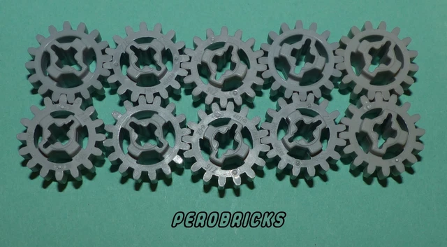 LEGO TECHNIC TECHNIK 10 x Zahnrad 16 Zähne #94925 hellgrau ...