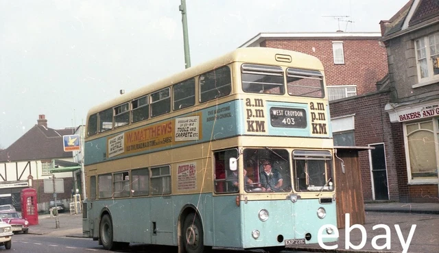 ORIGINAL 35MM BUS NEGATIVE OF MAIDSTONE LEYLAND ATLANTEAN MASSEY BODY ...