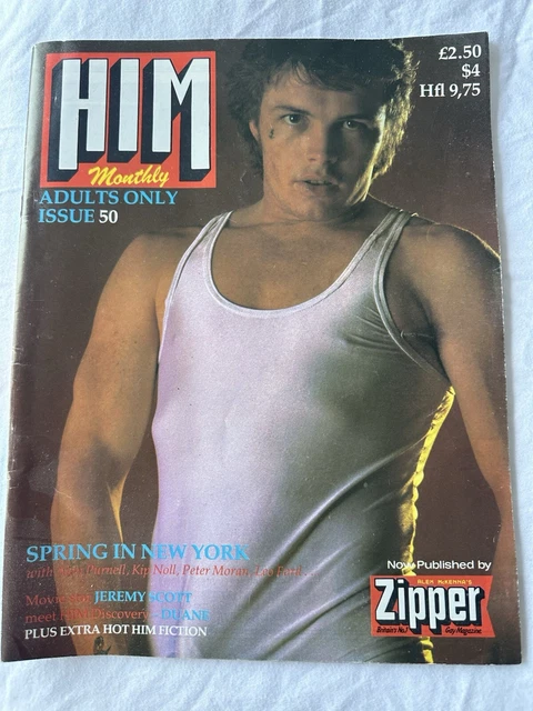 HIM MONTHLY VINTAGE Gay Erotic Magazine Issue 50 1980 £37.12 - PicClick UK