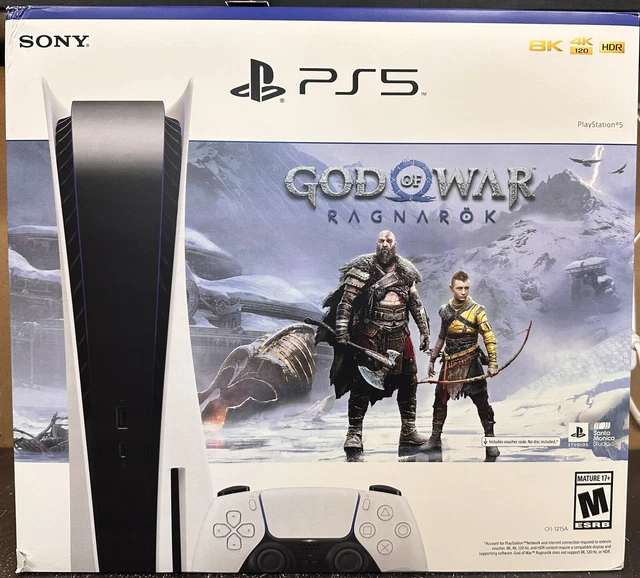 SONY PS5 BLU-RAY DISC EDITION CONSOLE GOD OF WAR Ragnarök BUNDLE ...