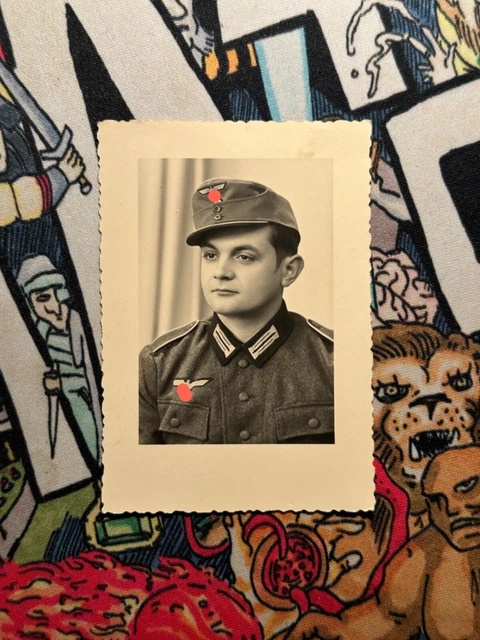 PHOTO ALLEMANDE WW2 Superbe Portrait Studio Sous Officier Allemand ...