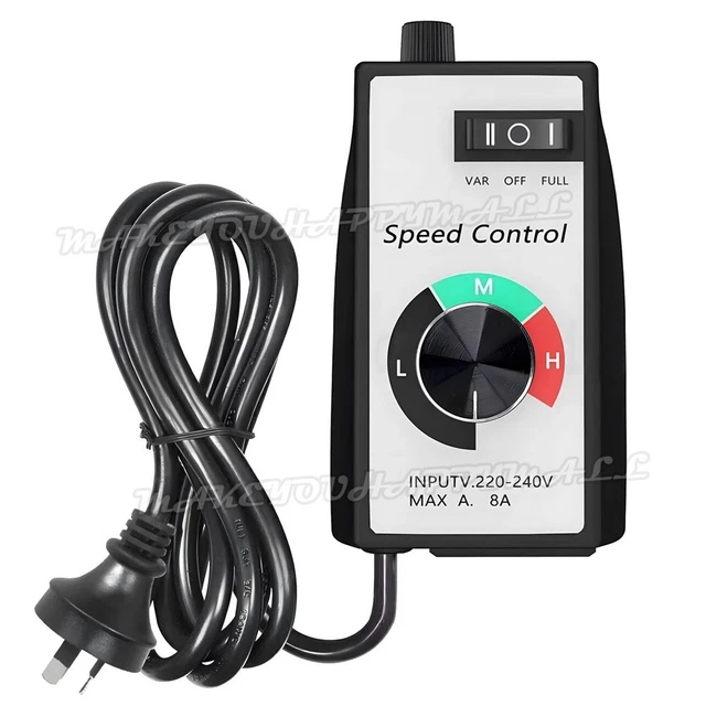 SPEED CONTROLLER VARIABLE Motor Control Rheostat 220V-240V 1800W AU ...
