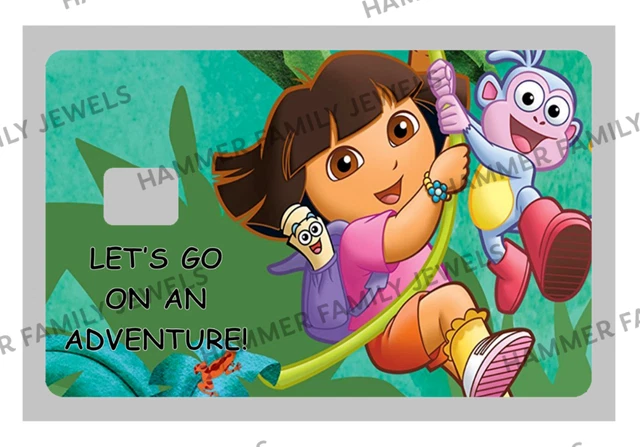 DORA THE EXPLORER Lets Go on an Adventure Fan Art Credit Card Decal $6. ...
