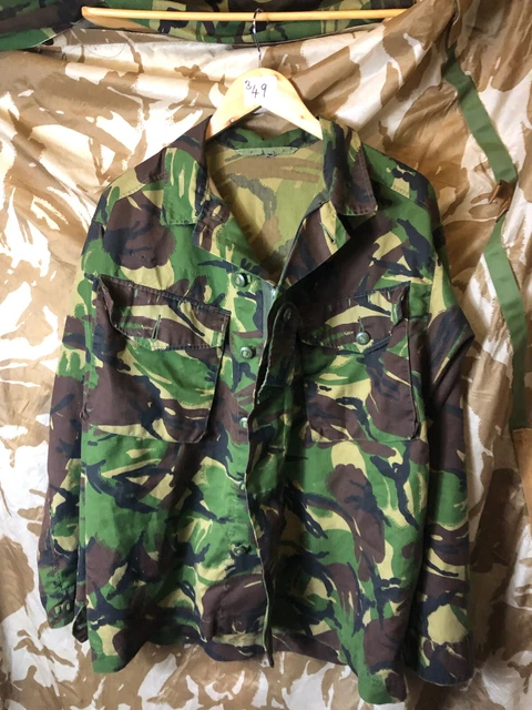 GENUINE BRITISH ARMY Lightweight Camouflaged Combat Jacket Woodland DPM ...