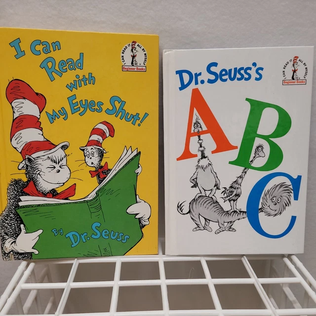 LOT OF 2 Dr. Seuss Books - I Can Read With My Eyes Shut! & Dr. Deuss's ...