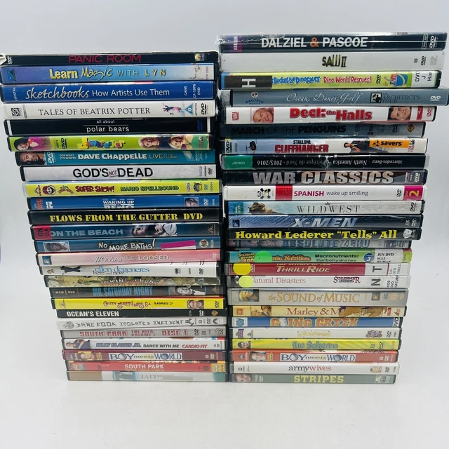 50 BULK LOT DVDs Wholesale Mixed Titles Family Comedy Drama Movies $49.00 - PicClick CA