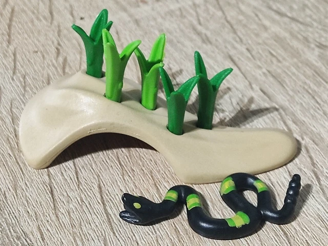 PLAYMOBIL FIGURINE SERPENT Plantes Serpent Désert Oasis Ouest Wiltopia ...