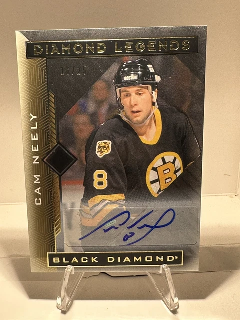 2021-22 CAM DIAMANT noir Neely Diamond Legends Auto /25 Bruins EUR 44 ...