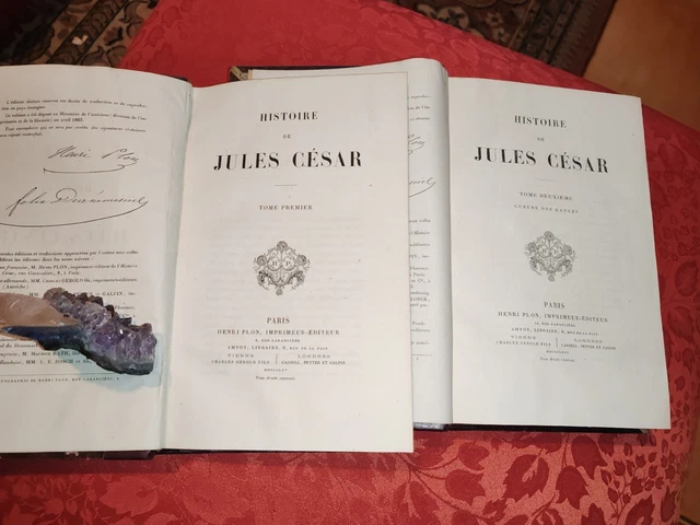 HISTOIRE DE JULES César, 2 Vol., 1865, EO, Livres Anciens EUR 40,00 ...