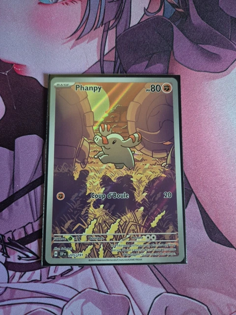 CARTE POKÉMON PHANPY AR 205/191 - EV08 - Étincelles Déferlantes - Neuf ...