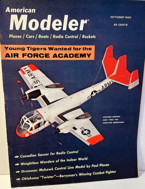 AMERICAN MODELER MAGAZINE. October 1960. Planes, Cars, Boats, Radio ...