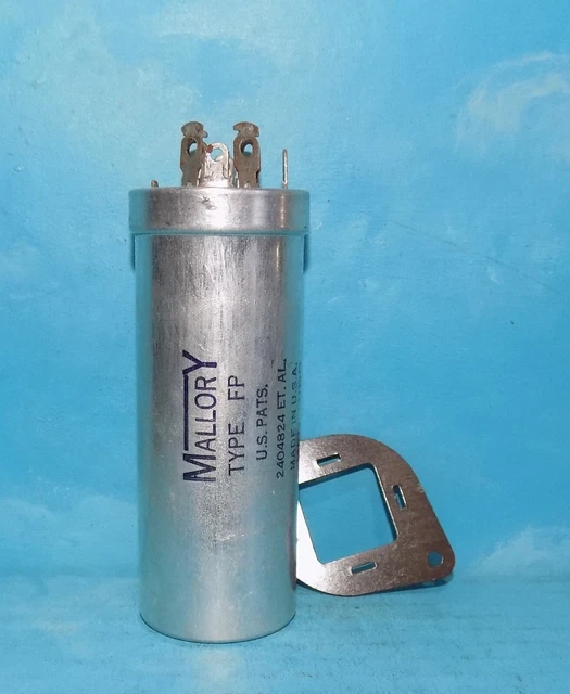 MALLORY TYPE FP Electrolytic Can Capacitor 30/30/30/10uf@475VDC NOS ...