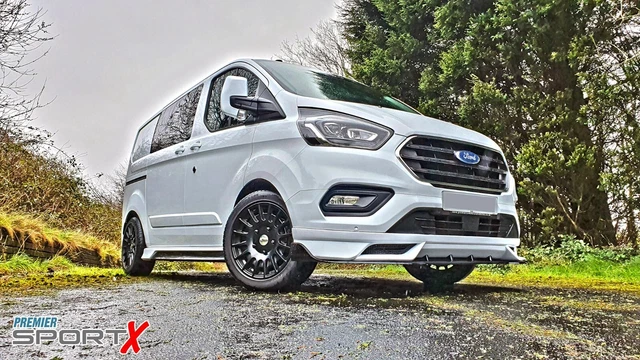 SPORT VALANCE FORD Transit Custom V2 Front Splitter Add On 2018+ £535. ...