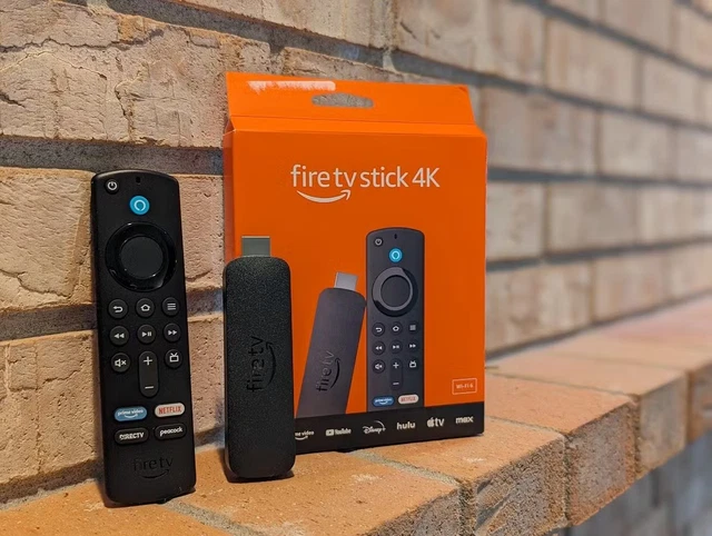 AMAZON FIRE TV Stick 4K Ultra HD Streamer mit Alexa-Sprachfernbedienung ...