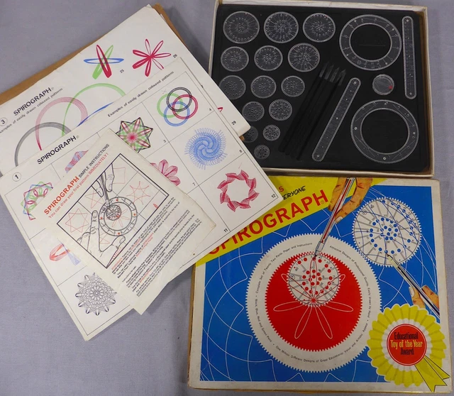 VINTAGE ORIGINAL SPIROGRAPH Drawing Toy 1960s Denys Fisher Boxed £0.99 ...