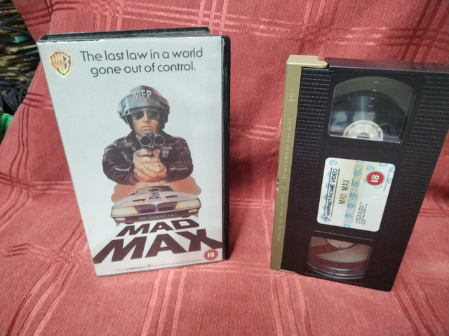 MAD MAX VHS Mel Gibson George Miller 1979 Warner Bros English Printed ...