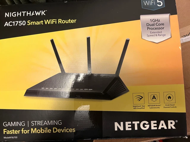 NETGEAR NIGHTHAWK AC1750 R6700 Smart WiFi Router $40.00 - PicClick