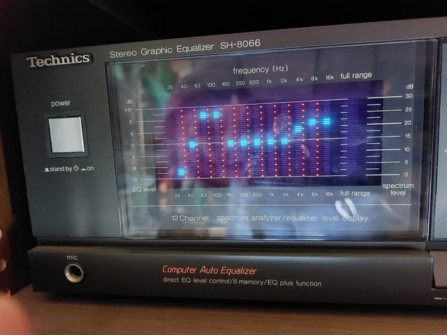 TECHNICS SH-8066 STEREO Graphic Equalizer Spectrum Analyzer Vintage EUR ...