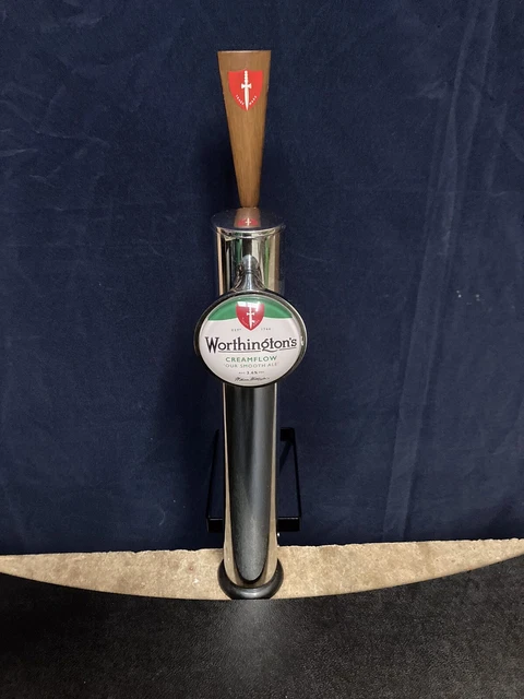 WORTHINGTON'S CREAMFLOW BITTER, Beer Pump/Font, Home Bar, Man cave £130 ...