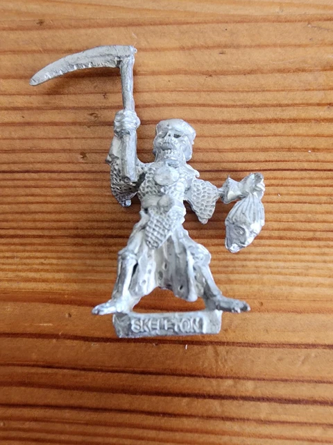 1987 UNDEAD SKELETON Citadel Warhammer Armoured Warrior GW 3 EUR 15,00 ...