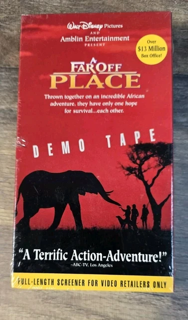 WALT DISNEY A Far Off Place VHS Tape Promo Demo Screener Sealed New £20 ...