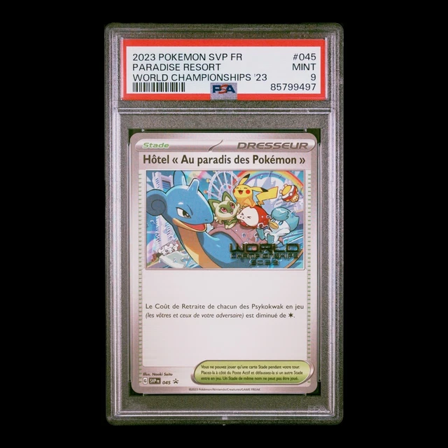 CARTE POKEMON HÔTEL au paradis des pokémon SVP 045 PSA 9 EUR 399,90 - PicClick FR