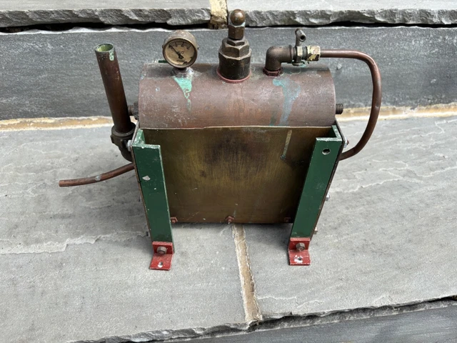 SCRATCH BUILT STEAM boiler model engineering vintage steam with a ...