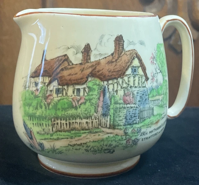 VTG ANNE HATHAWAY'S Cottage Devon Ware Fieldings's Creamer Stole-on ...