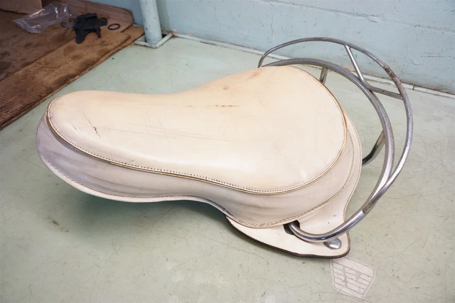 HARLEY DAVIDSON KNUCKLEHEAD Panhead Shovelhead seat Nice Shape *TZ4 EUR ...