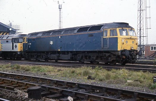 ORIGINAL COLOUR SLIDE of 47418 BR class 47 diesel loco £1.99 - PicClick UK