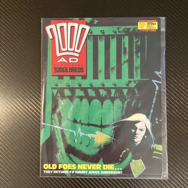 2000AD FEAT JUDGE Dredd Prog 613 11th February 1989 £1.92 - PicClick UK