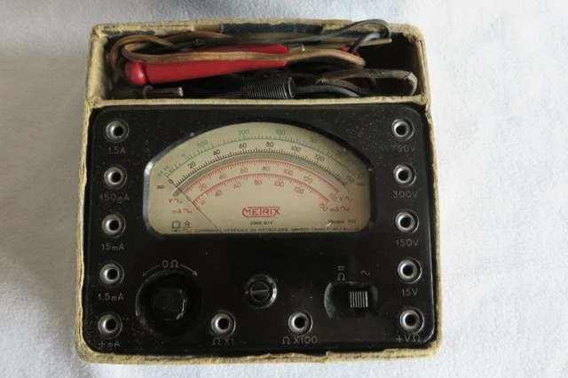 ANCIEN +MULTIMÈTRE METRIX modèle 450/R39 EUR 38,00 - PicClick FR