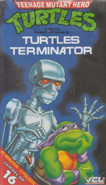 TEENAGE MUTANT HERO Turtles 16: Turtles Terminator (VHS - 1992 - DE) EUR 15,50 - PicClick FR