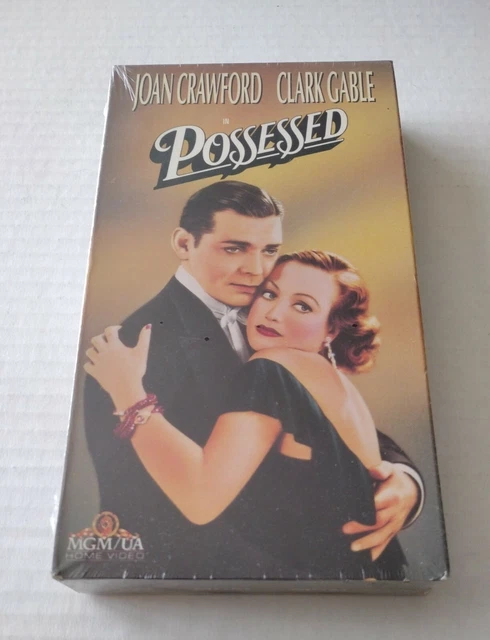 POSSESSED (VHS, 1991 MGM) Clarke Gable, Joan Crawford 1931 B&W NEW ...