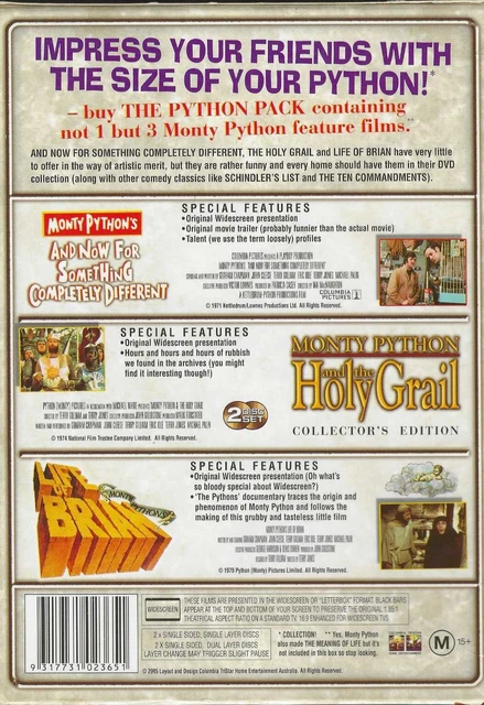 MONTY PYTHON PACK (DVD, 1971) $15.99 - PicClick AU
