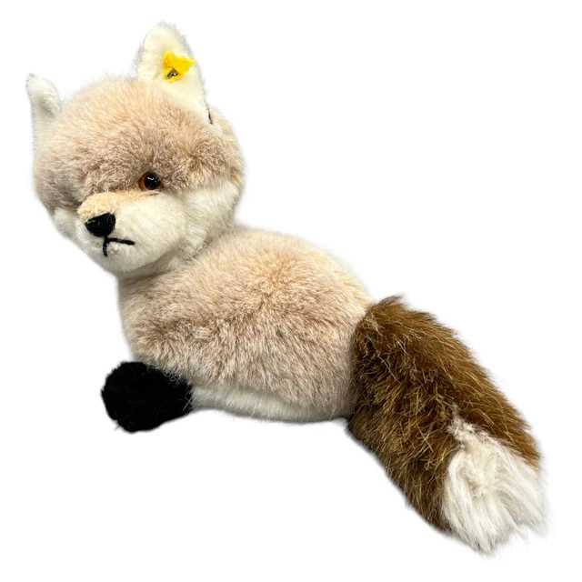 STEIFF FUCHS 9515/18 Stofftier Plüsch Kuscheltier 25cm Beige Fahne ...