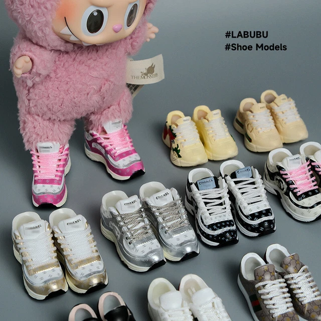 POP MART LABUBU The Monsters Plush Doll DIY Fashion Trend Shoes Decor ...