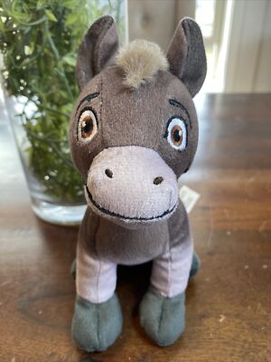 SPIRIT RIDING FREE Donkey Senor Carrots 8” Plush Dreamworks Very RARE ...