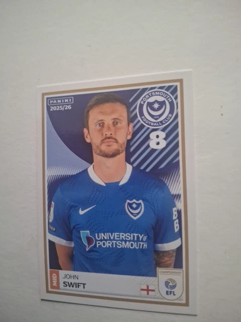 PANINI EFL 2025 26 Sticker John Swift No 285 Mint £1.44 - PicClick UK