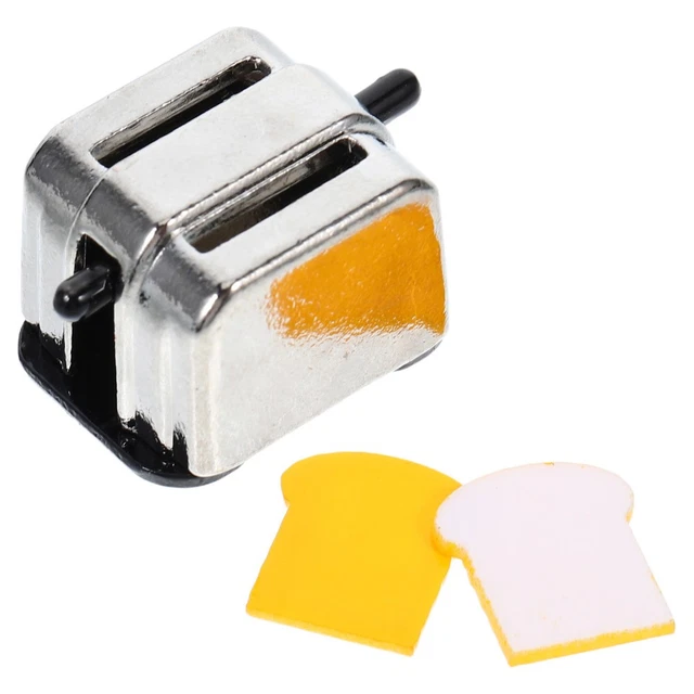 MINI KITCHENWARE APPLIANCES for Dollhouse Baking Toy Bread Maker ...