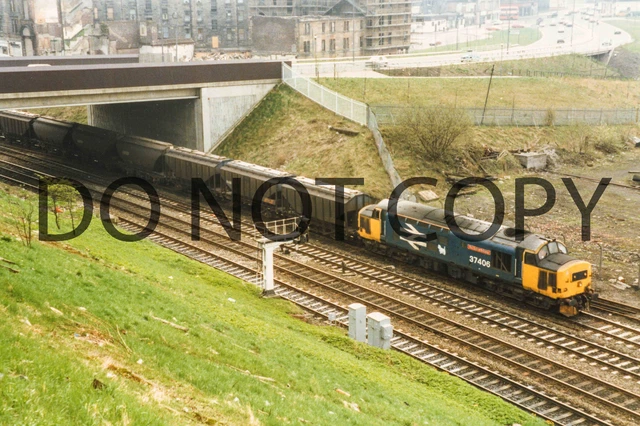 UK DIESEL TRAIN Railway Photograph Of Class 37 Loco 37406. Rm37-1173 £1 ...