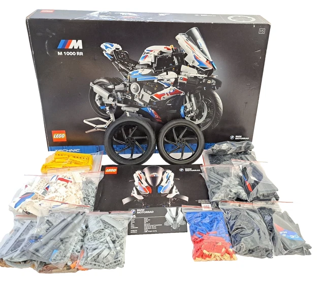 LEGO TECHNIC 42130 BMW M 1000 R moto 100% completa incl. BA & IMBALLO ...