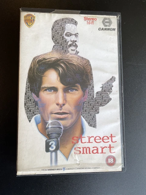 STREET SMART (VHS) 1987 Big Box Christopher Reeve, Morgan Freeman Rare ...