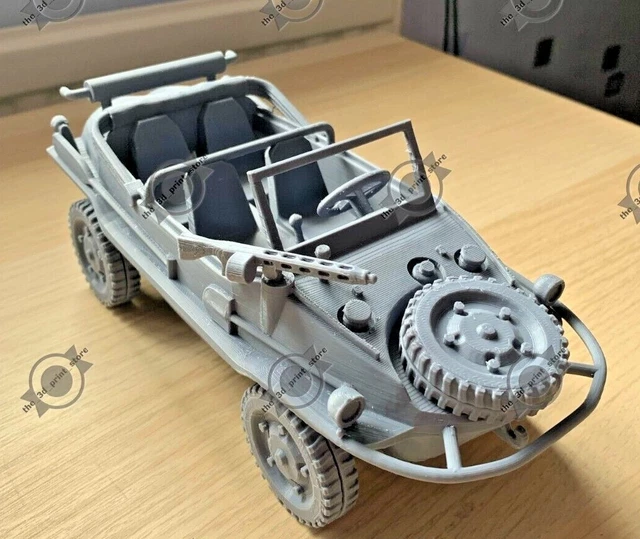 WW2 GERMAN, VW Schwimmwagen 3D Printed, Many Scales Available £85.00 ...