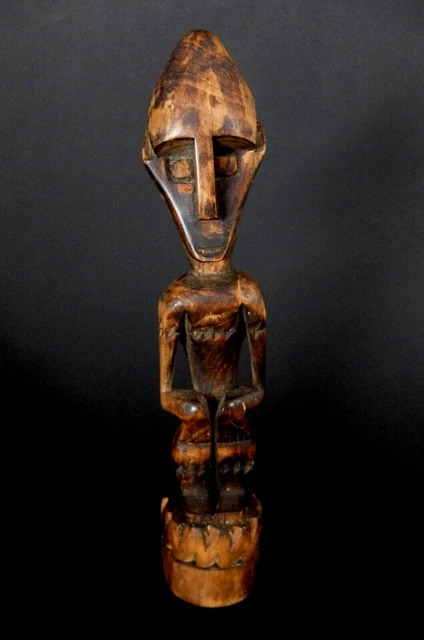 ALTE AHNEN HOLZ Figur Timor Dayak Borneo Tribal Art Statue Stammeskunst ...