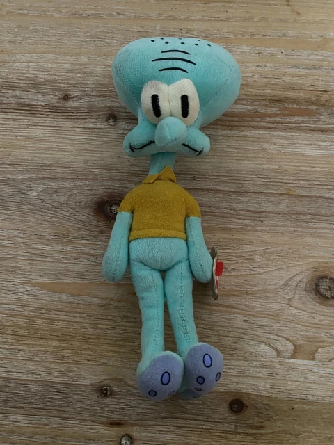 PELUCHE BOB L'ÉPONGE Carlo Tentacule Calamar Squidward 25cm ty 2004 EUR ...